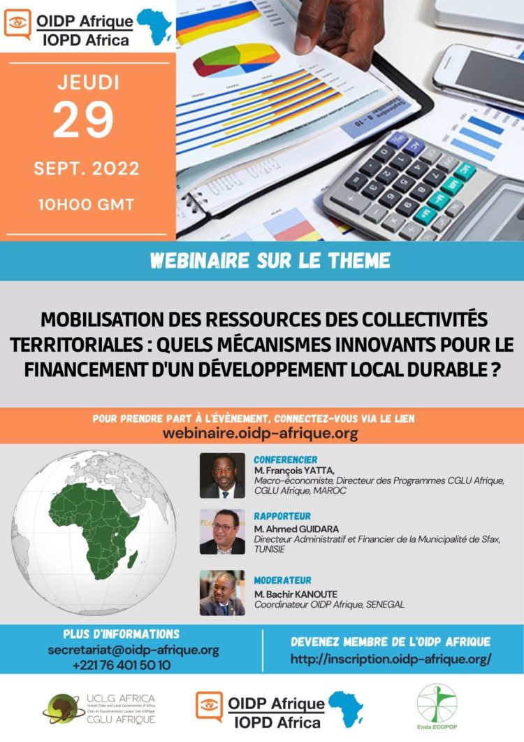 « Mobilisation des ressources des collectivités territoriales : quels ...